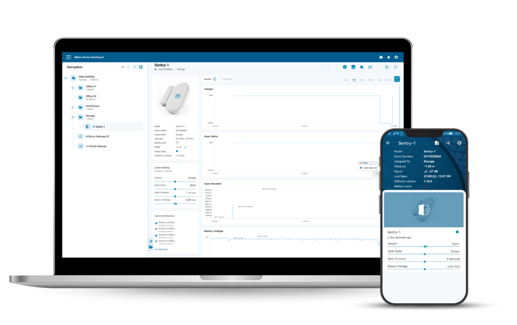 Sentry-1 Wireless Door/Window Sensor with Data Logging - iMatrix Systems