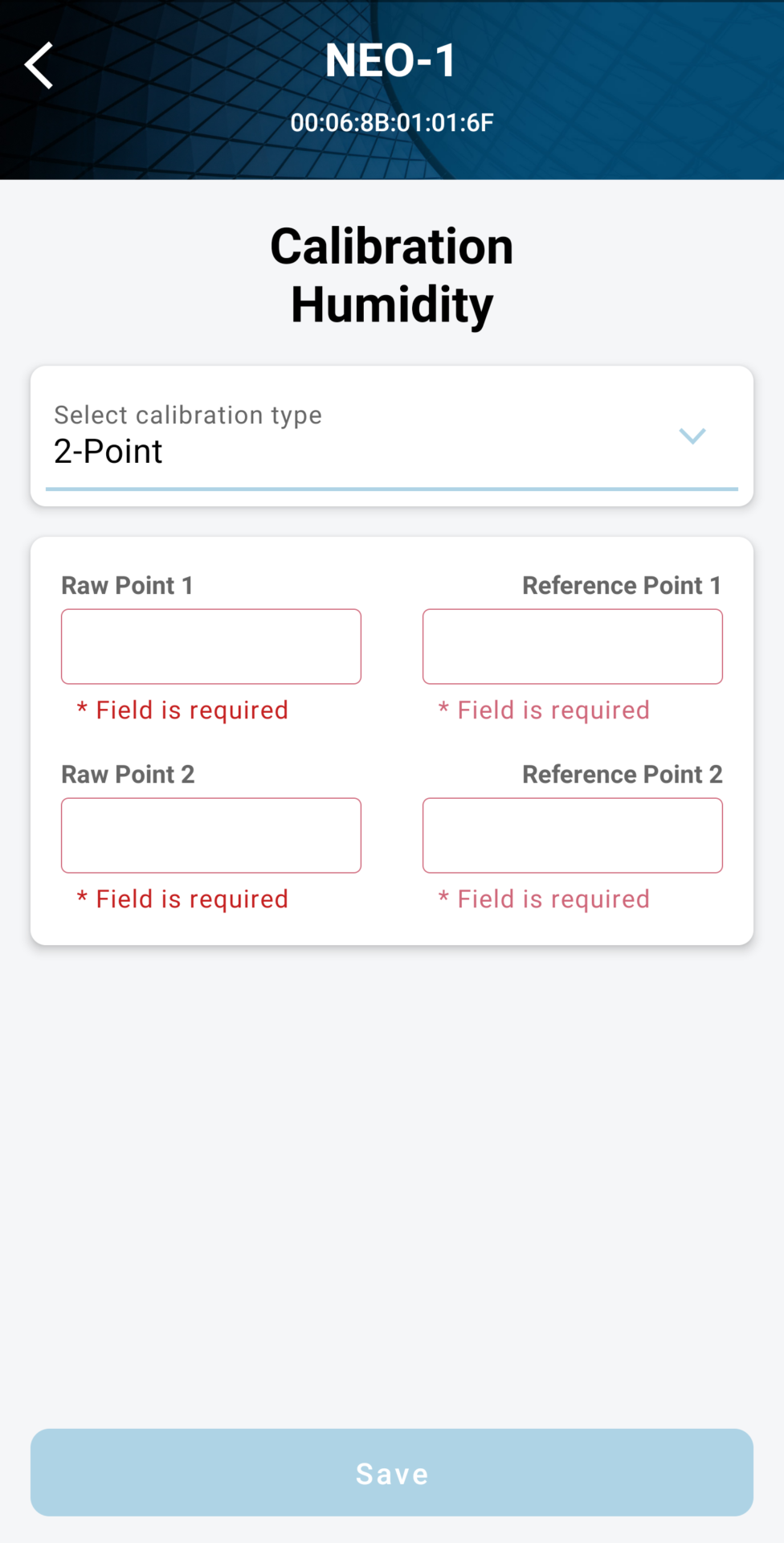 Multi-Point Relative Humidity Calibration - iMatrix Systems