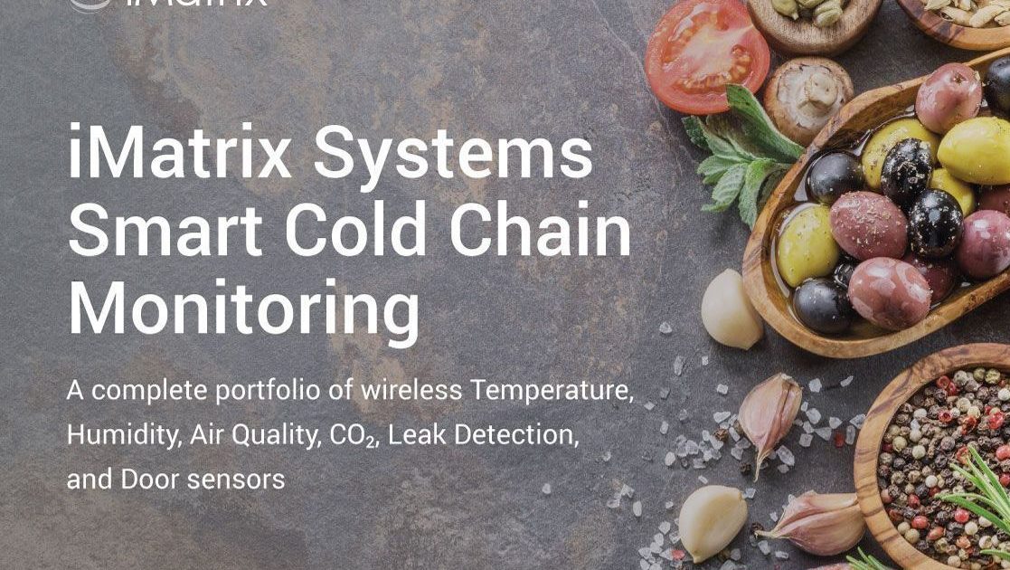 iMatrix Systems New NEO Sensors Aid Monitoring of Restaurant Refrigeration and Freezer ...